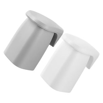 Garneck 2 St&uuml;ck Magnetische Mundsp&uuml;lbecher Wandhalterung Zahnb&uuml;rstenhalter aus Robustem Kunststoff Platzsparend f&uuml;r Badezimmer und Reise