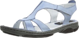 Manitu 910468 910468 Damen Sandalen, Blau (Blau 5), EU 40