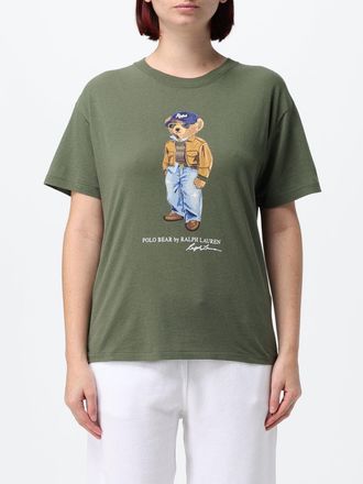 Polo Ralph Lauren T-shirt slim fit en coton avec imprim&eacute; Teddy Bear