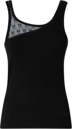 Pinko Pinko, Femme, Tops, Noir, Taille: 36 FR Cupboard Canotta