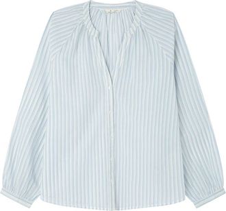 Springfield Damen 7.Gym.a. Blusa Polera Rayas Bluse, Elfenbein, 40