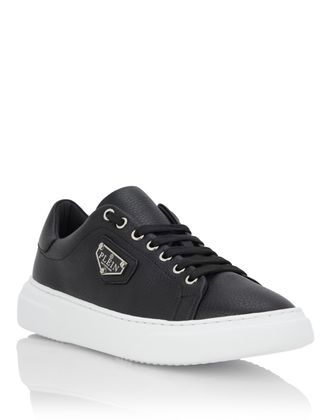 Philipp Plein Leather Lo-Top Sneakers Iconic Plein