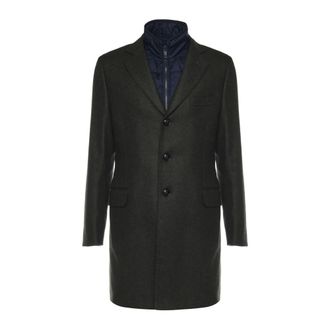 Fay Homme, Manteaux, Vert, Taille: S Manteau crois&eacute;