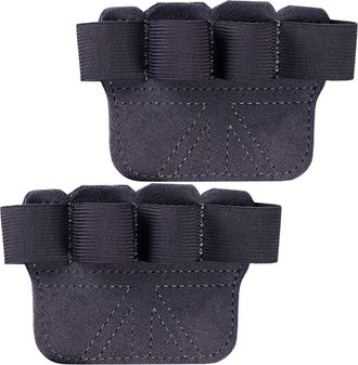Generico Faltbar, multifunktionale Vier-Finger-Schutzhandschuhe, elastische Fitness-Handschuhe, Trainingsgriffpolster, Gewichtheber-Zubeh&ouml;r, Trainingsunterst&uuml;t