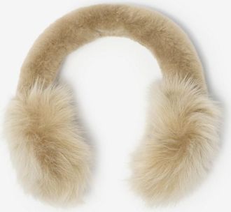 Burberry Ohrenwärmer aus Lammfell, Size: S/M