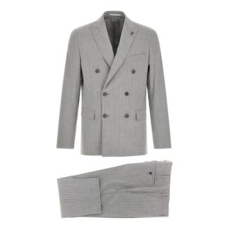 Pal Zileri Homme, Costumes, Gris, Taille: L Lord Ensemble Costume Crois&eacute;