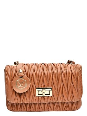 Luisa Vannini Braun Rindsledertasche