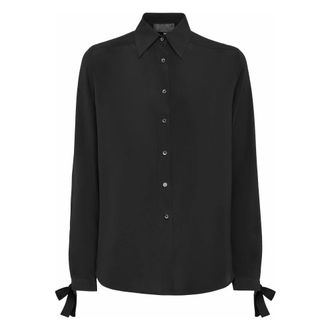 Philipp Plein Femme, Blouses et Chemises, Noir, Taille: 40 FR Shirt Ls