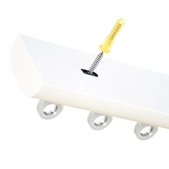 Generic Cafehausstange, Bistrogardinenstangen, Aluminiumlegierung Duschvorhangstange f&uuml;r K&uuml;che und Arbeitszimmer Gardinen Scheibengardinen(2.40 m)