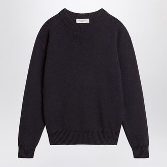 Golden Goose Marineblauer Baumwollpullover