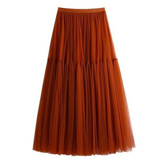 Generic Jupes tutu en tulle multicouche pour femme - Jupon de princesse vintage pour carnaval - Jupe en tulle &eacute;lastique - Style rockabilly classique - Pour fe