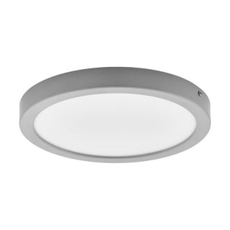 Eglo LED Deckenleuchte Idun 2, runde Deckenlampe, Deckenbeleuchtung aus Metall und Kunststoff in Silber und Wei&szlig;, Lampe f&uuml;r Wand und Decke, neutralwei&szlig;, &Oslash; 