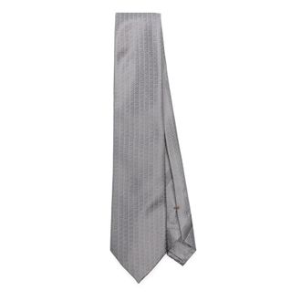 Ermenegildo Zegna Luxuri&ouml;se Seidenkrawatte - - Accessories - Herren - Grau - ONE SIZE