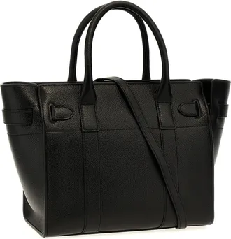 Mulberry Womens Black Calfskin Tote Bag