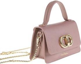 Pierre Cardin Sac &agrave; main pour femme en cuir v&eacute;ritable Made in Italy 19,5 x 10 x 7 cm 1970, Mauve, Taille unique