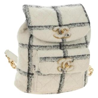 Chanel Pre-owned Vintage Backpack - - Pre-owned - Damen - Beige - ONE SIZE