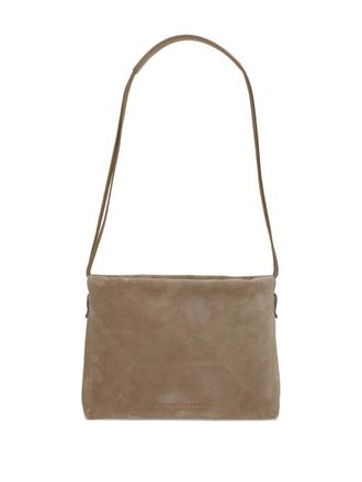 Brunello Cucinelli BC Duo suede shoulder bag - Nude