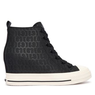 Guess Sneakers aus Stoff Guess FLTSUN FAL12 Schwarz