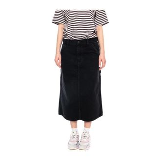 Carhartt Work in Progress W Single Knee Skirt - - Skirts - Damen - Schwarzk - XS
