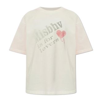 Misbhv Misbhv, Femme, Tops, Beige, Taille: 44 FR T-Chemises