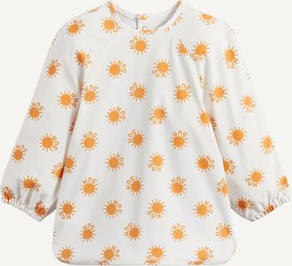 La Redoute Collections Bavoir Tablier &Agrave; Manches Longues Enduit Imprim&eacute; Soleils