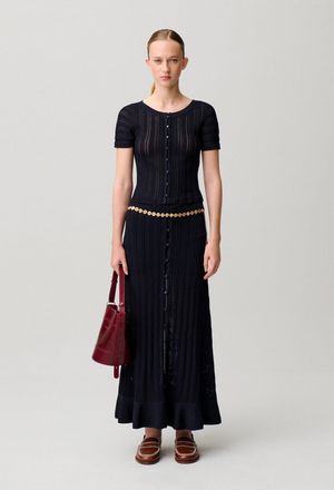 Claudie Pierlot Top crochet manches courtes