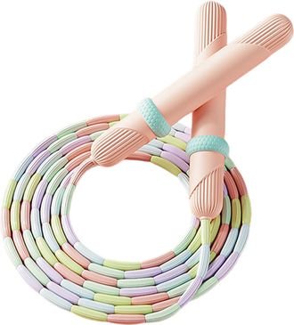Generic Springseil - Verstellbare Und Verhedderungsfreie Trainings-Springseile Mit Perlen | Tragbare Perlen-Speed-Jump-Seile, Fitnessstudio-Springseil F&uuml;r Kin