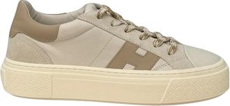 Hogan Femme, Chaussures, Beige, Taille: 39 EU H 705 Allacciato H