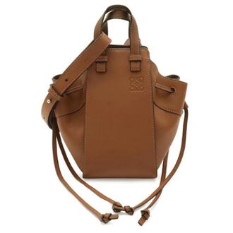 Loewe Pre-owned Hammock Leather 2way Bag - - Pre-owned - Damen - Braun - ONE SIZE
