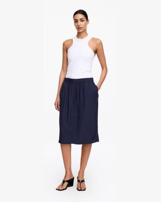 Arket Gerader Pull-on-Rock -Blau