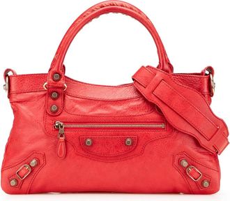 Balenciaga Hobo Bags - Lambskin Motocross Classic First Giant 12 Satchel - Gr. unisize - in Rot - für Damen