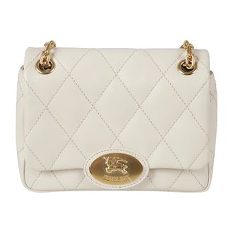 Burberry Femme, Sacs, Blanc, Taille: ONE Size Small Strand Shoulder Bag