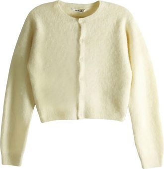 Auralee cardigan à boutonnière - Tons neutres