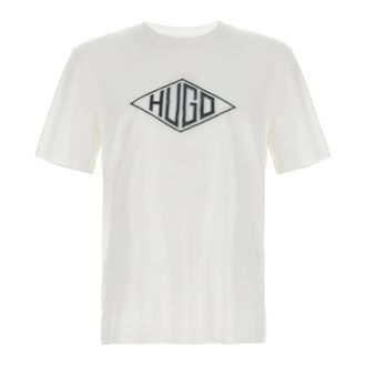 HUGO BOSS Homme, Tops, Blanc, Taille: XL Dalendi T-Shirt