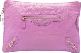 Balenciaga Pre-owned Sac Bandouli&egrave;re Clout&eacute; - Femme - Pre-owned - Rose - Taille: ONE Size