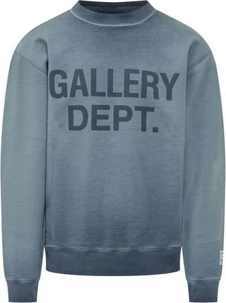 Gallery Dept. Homme, Sweatshirts et sweats &agrave; capuche, Bleu, Taille: XS Basic Crewneck