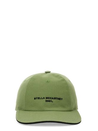 Stella McCartney Stella McCartney Caps & Mützen - Baseball Hat With Logo Embroidery - Gr. 56 - in Beige - für Damen