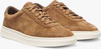 HUGO BOSS Baskets basses en cuir su&eacute;d&eacute;