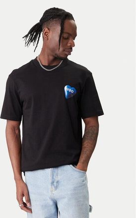 HUGO BOSS T-Shirt Nalentinio 50562727 Schwarz Regular Fit