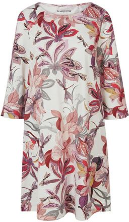 Peter Hahn Jersey-Kleid Ivy Green Cotton weiss