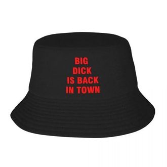 Generic Casquettes de Baseball pour Hommes Hommes, Custom Big Dick est de Retour en Ville Chapeau &agrave; Seau pour Hommes Mode pour Femmes Casquette de p&ecirc;cheur Pla