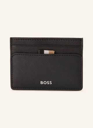 HUGO BOSS Saffiano-Kartenetui Zair schwarz