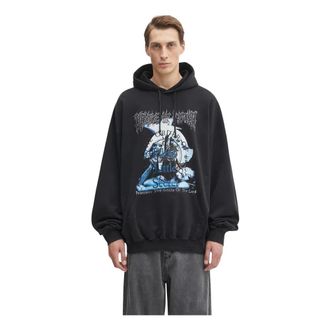 VETEMENTS Herren, Sweatshirts & Hoodies, Schwarzk, SGr&ouml;&szlig;e