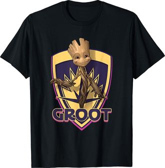 MARVEL Guardians Of The Galaxy Groot Badge T-Shirt