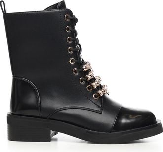 V° 73 Femme, Chaussures, Noir, Taille: 39 EU Bottes à lacets