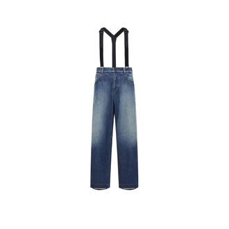 Moncler Moncler Pantalon De Ski En Denim, Homme, Bleu, Taille: M
