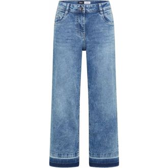 Cecil Neele Cropped Jeans - - Jeans - Damen - Blau - W32 L26