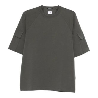 C.P. Company Metropolis Dickes T-Shirt - - Tops - Herren - Grau - M