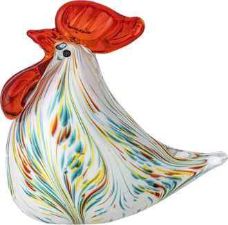 Bloomingville Creative Collection Livie Deko, Rot, Glas, L8,5xH9,5xB6 cm