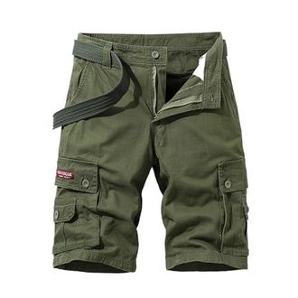 Generic Bermuda Homme avec Elastique a La Taille Jeans Fitness Kaki 3XL Survetement Genoux Dormir Soie Trekking Tailles Carreaux Fin Trois Fushia Plus Deperla